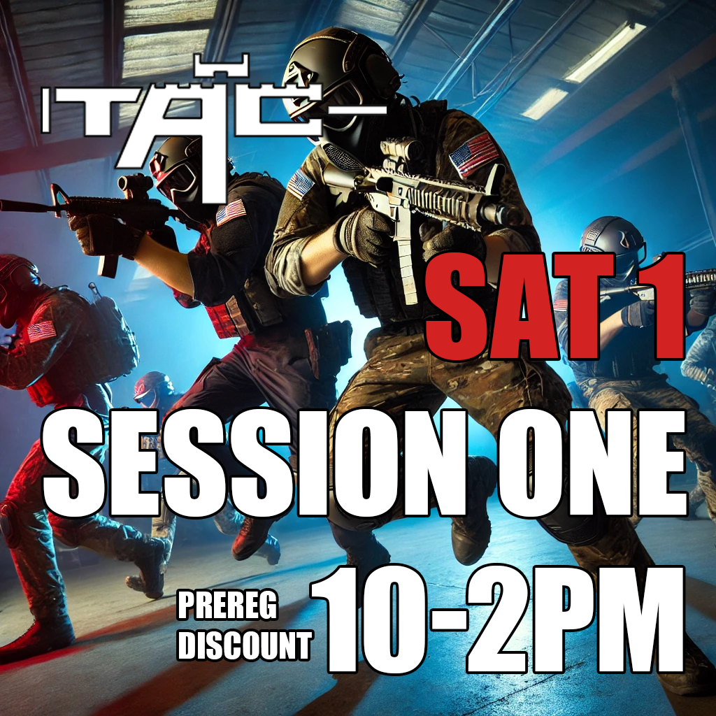! SAT SESSION 1 10-2PM | Tacoma Airsoft Center CQB Field