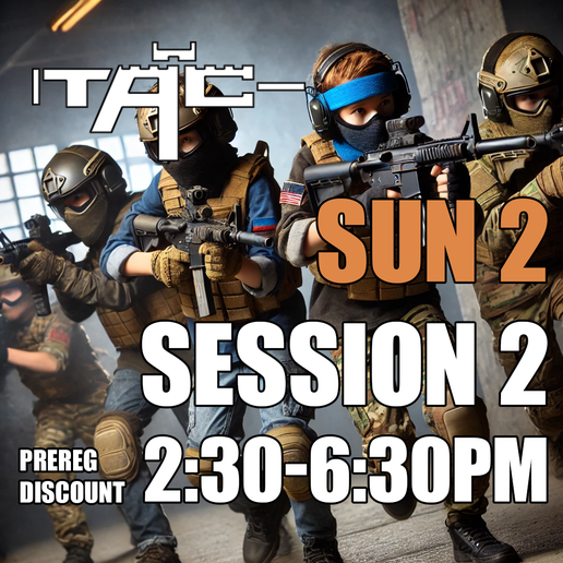 ! SUN SESSION 2 2:30-6:30 | Tacoma Airsoft Center CQB Field