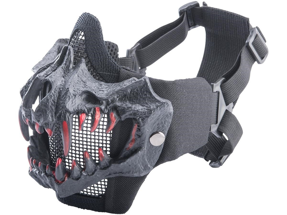 E 100634 | Matrix "Fangs" Series Mesh Mask (Model: Upgraded / Black ...
